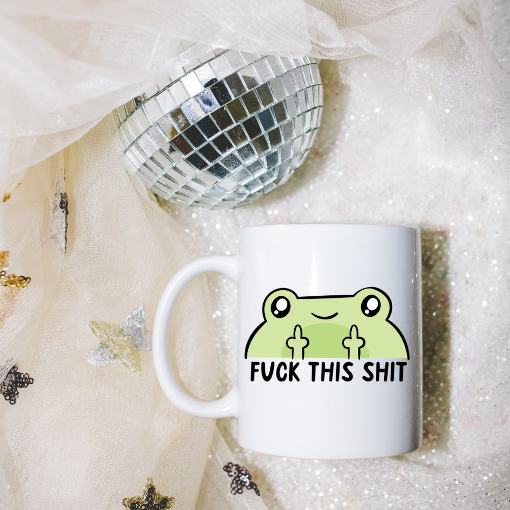 Rude Frog Fuck This Shit Cup – Yililo